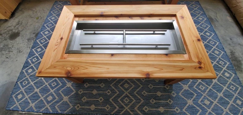 Gas Fire Coffee Table - Etsy