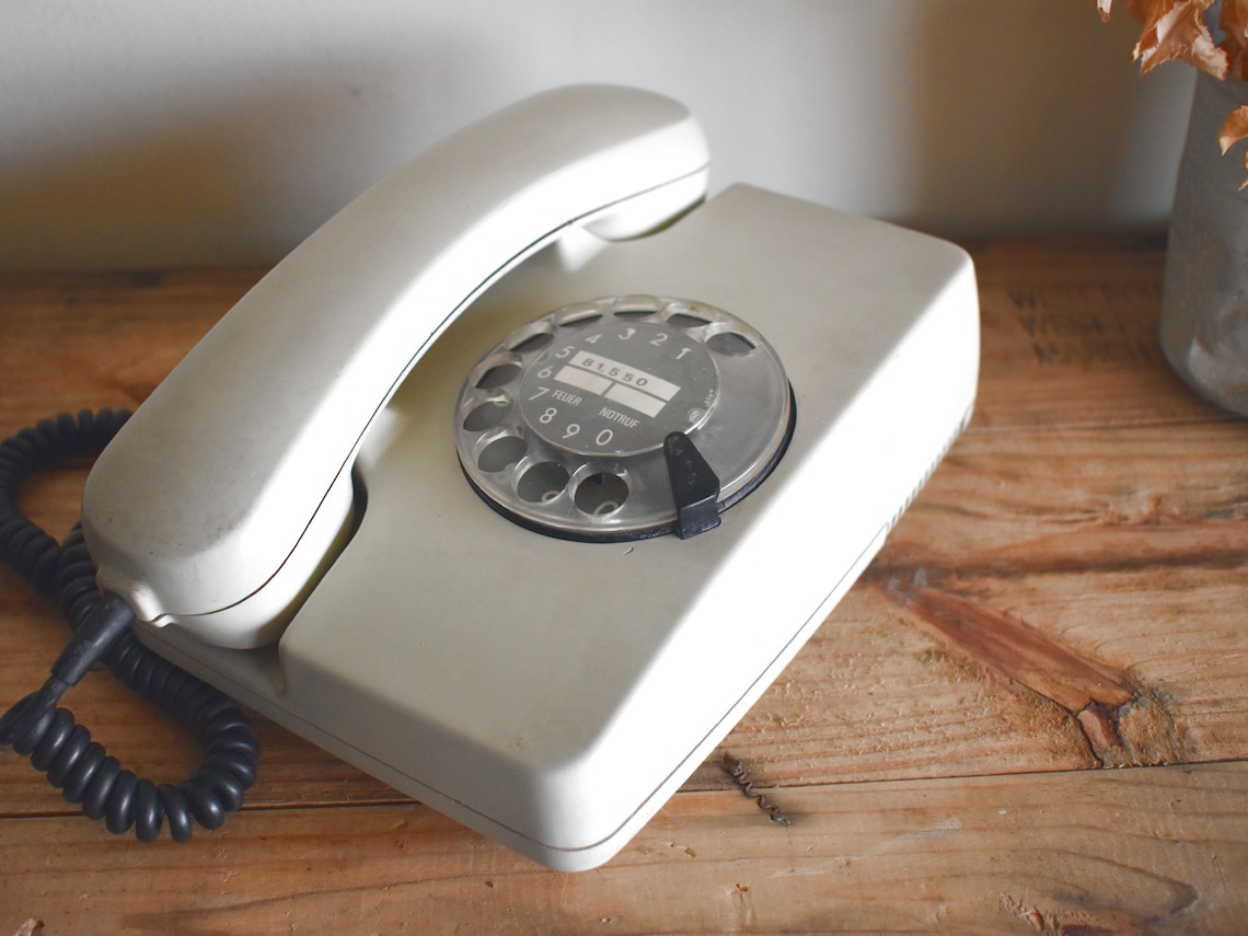 Vintage Grey Telephone 1970 Telephone Vintage Siemens | Etsy