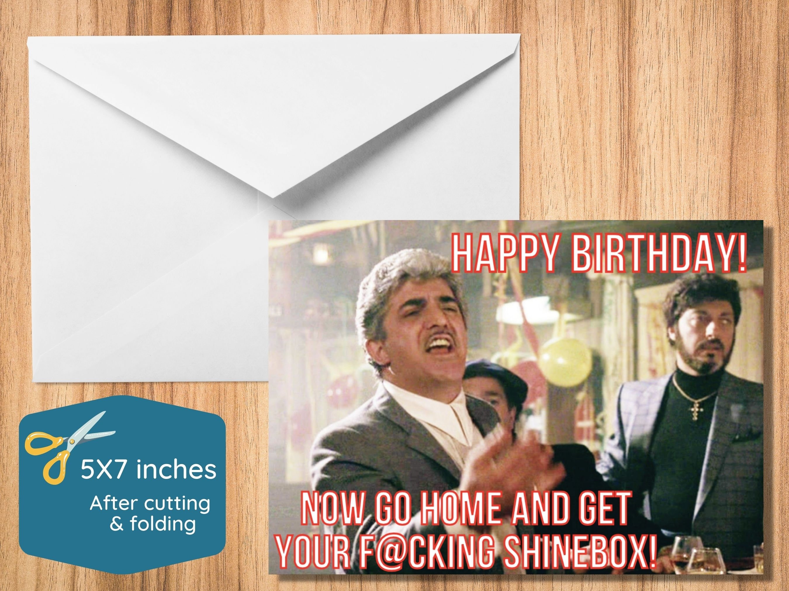 Goodfellas Birthday Card, Billy Batts Printable Card, Instant Download ...