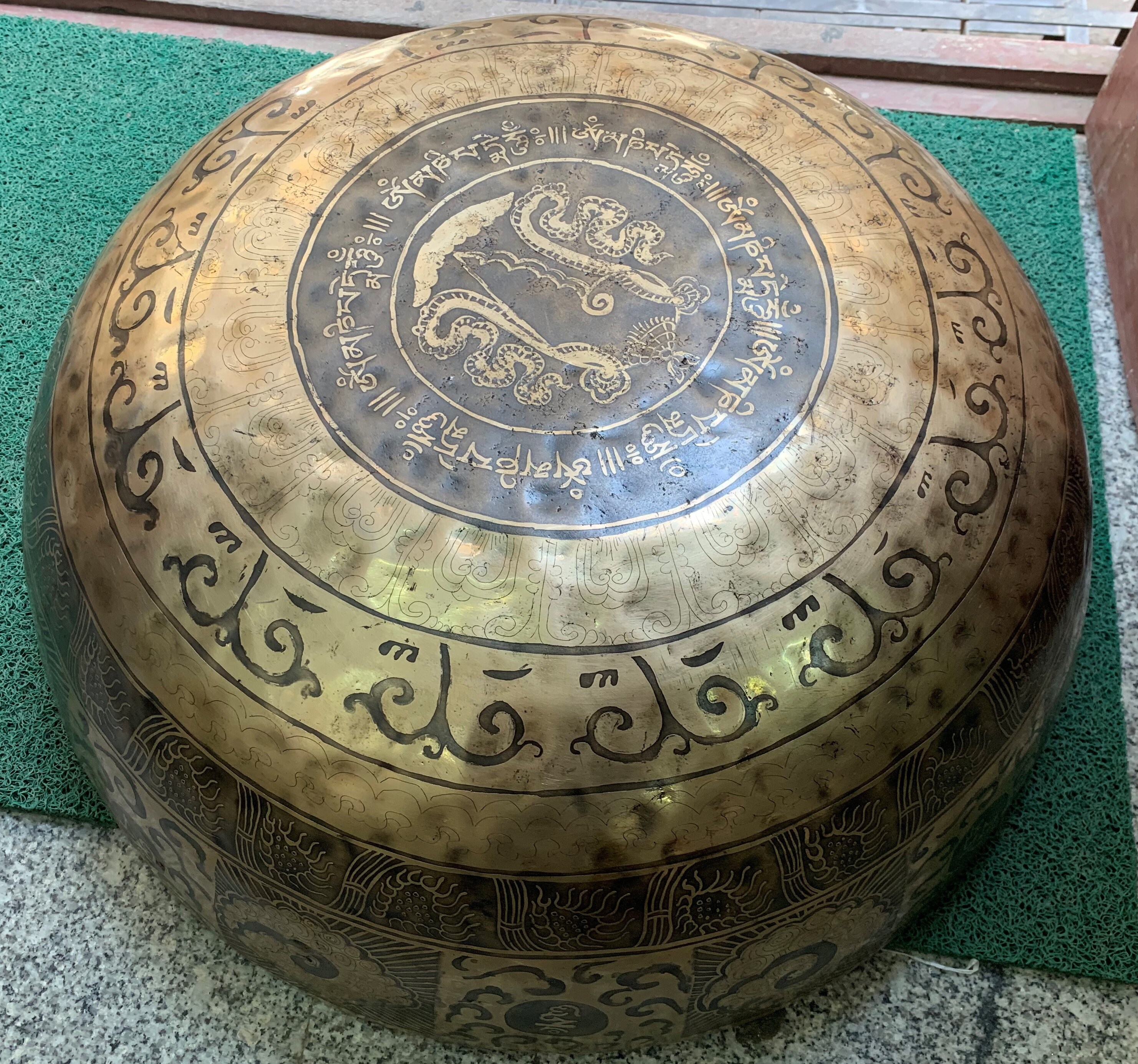 24 Inch Extra Large Singing Bowl, Singing Bowl for Standing Sound Bath ...