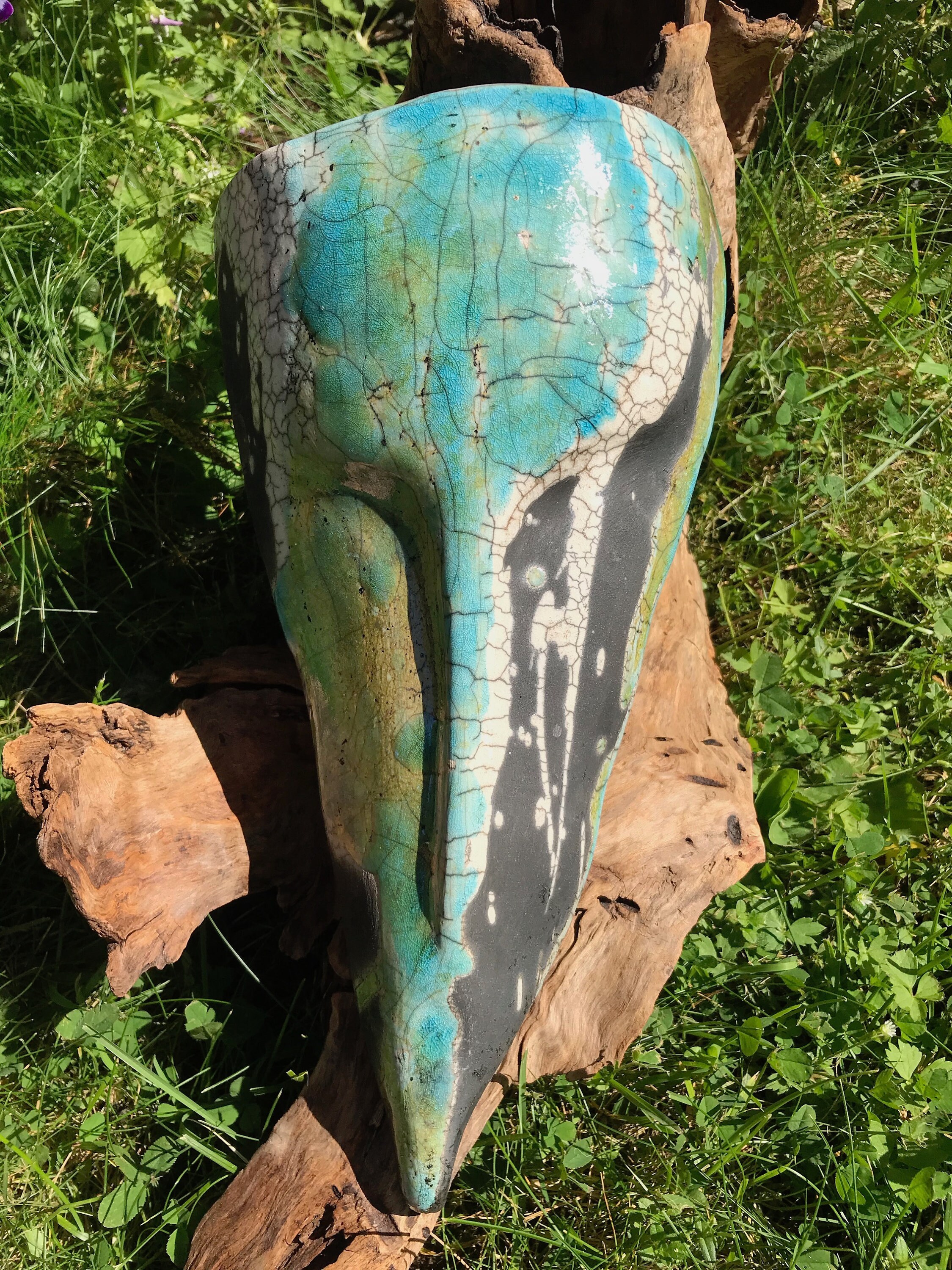 Raku Mask Ceramic Handmade Art From Sweden Wall Decoration - Etsy