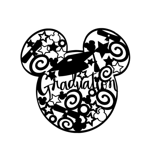 Mickey Graduation - Etsy