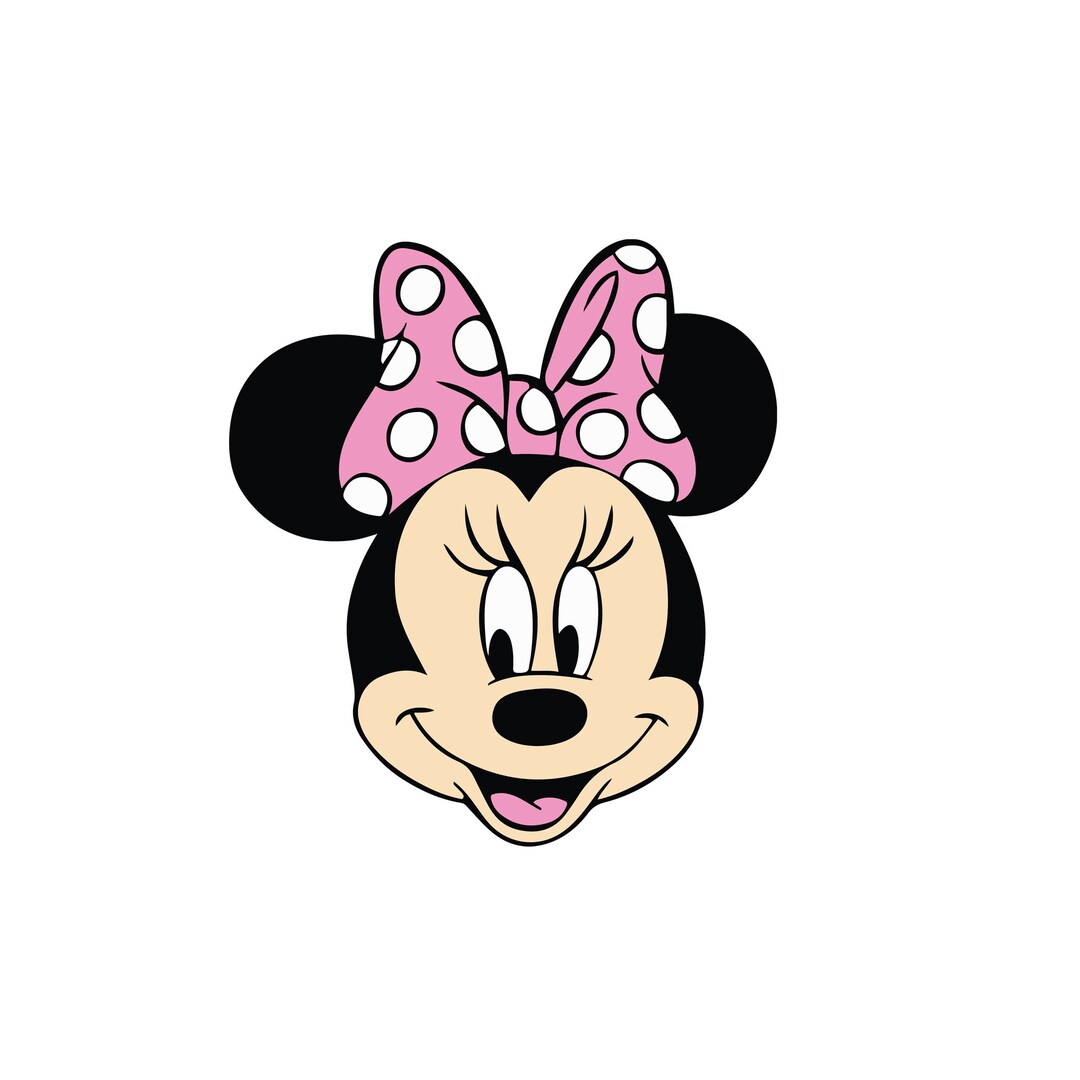 Minnie Mouse Head Head Mouse Plotter File SVG SVG - Etsy