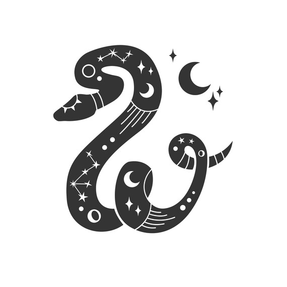 Mythical Snake Mythical Snake SVG Download File Plotter - Etsy