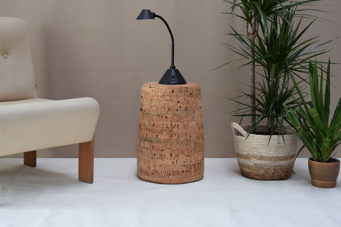 Solid Cork Stool 03 | Rustic Stool | Contemporary Stool | Side Table ...