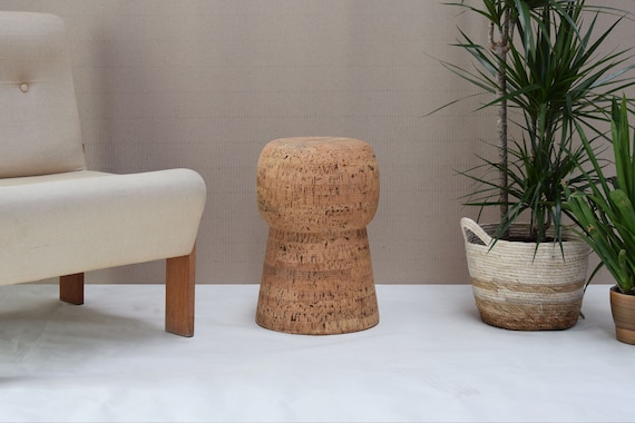 Solid Cork Stool 04 Champagne Stool Table Bouchon De - Etsy