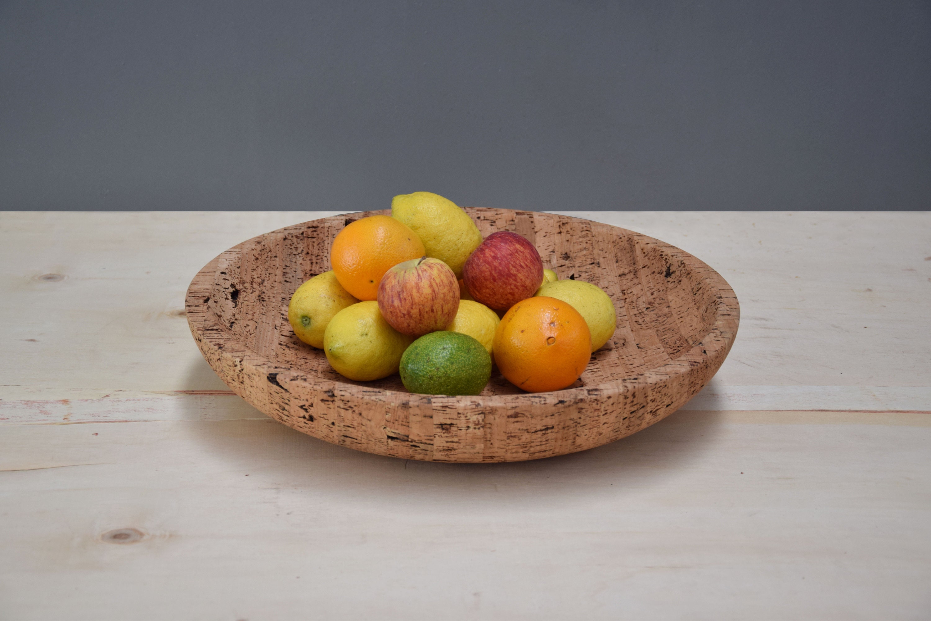 Cuenco de corcho natural frutero Cuenco de nueces Artículos para el ...