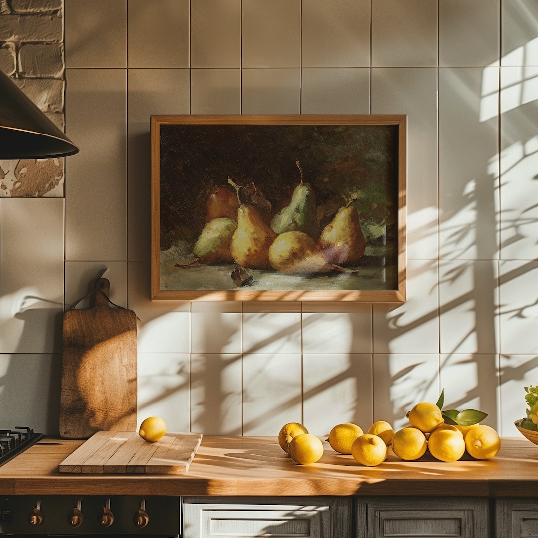 Pear Still Life Art | Pears Painting | Fruit Still Life | Fruit ...