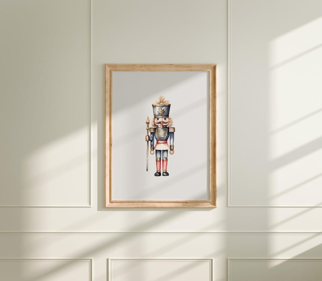 Nutcracker | Classic Holiday | Navy Nutcracker | Winter Decor | Nordic ...