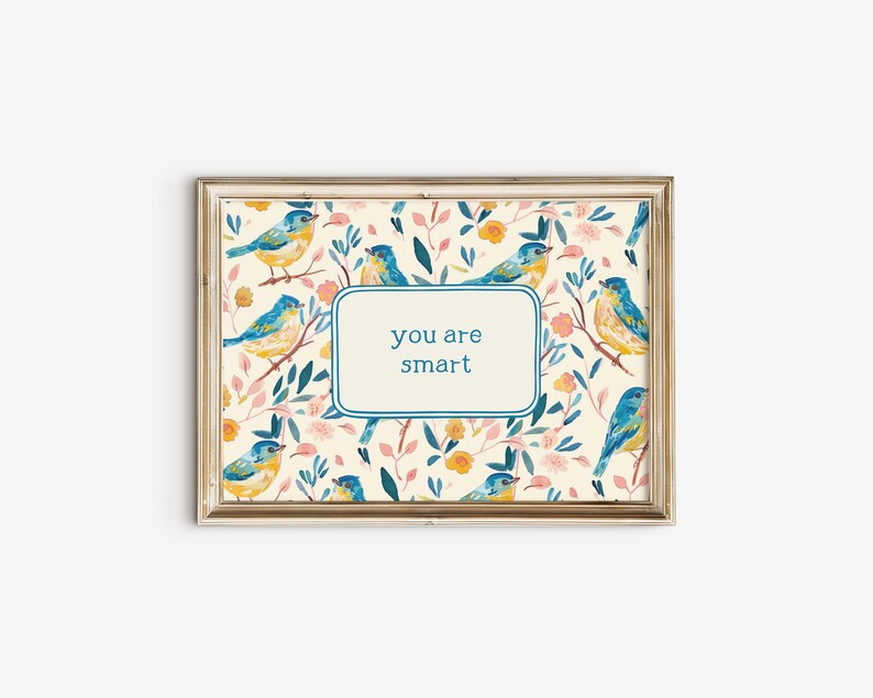 Affirmation Wall Art Set | Girl Teen Young Woman Bedroom Dorm Nursery ...