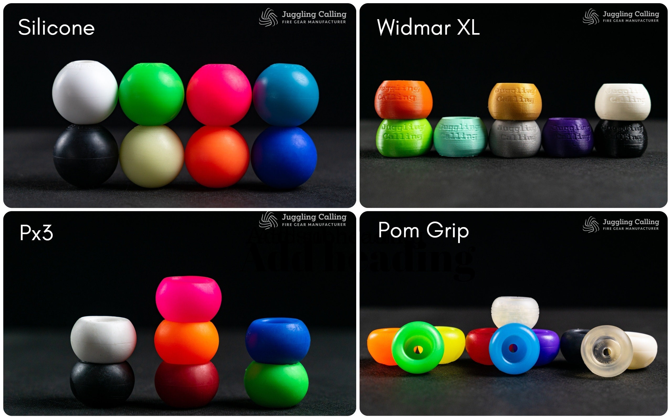 VPC Poï PAIRE - Custom Made - Many Colors, Rope and Knob Options - Etsy