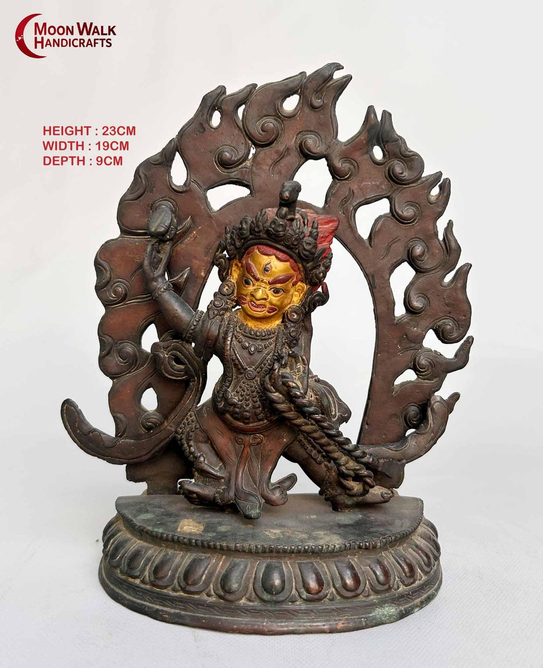 Kaal Bharav Maha Dev Ji Old Antique Statue - Etsy