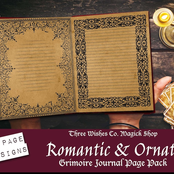 Grimoire Pages - Etsy