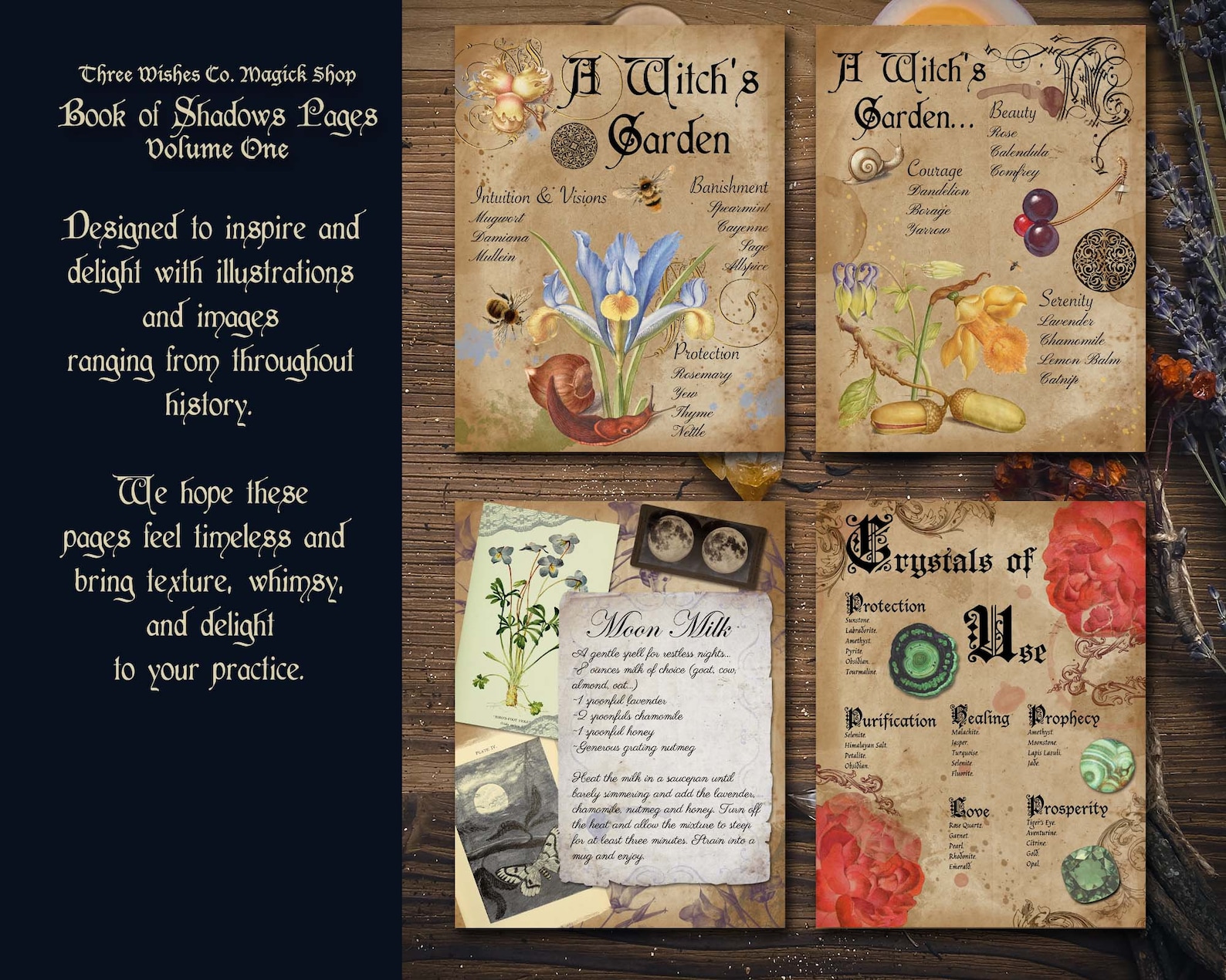 Book of Shadows Pages, Vol One, Grimoire, Witch Ideas, Spell Book ...