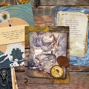 Sea Witch Collage Scrapbook, Witch Collage, Spell Book, Wicca, Pagan ...