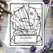 Imbolc Coloring Page, Candlemas, Sabbat, Wheel of the Year, Coloring ...