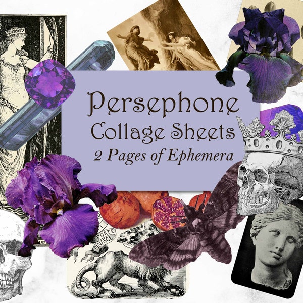 Persephone Clipart - Etsy