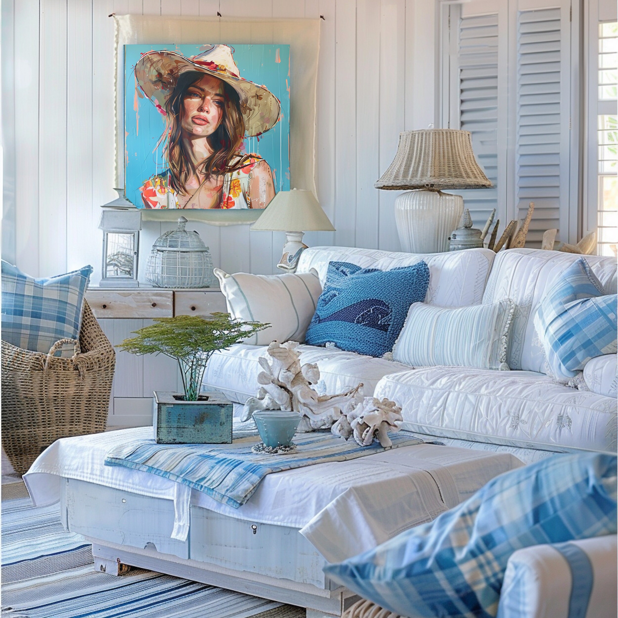 Unique Woman Portrait Painting One of a Kind Original Artwork - Etsy