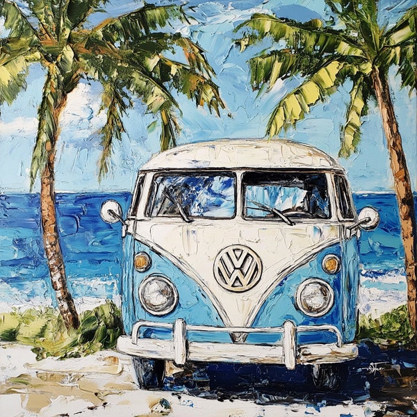 Volkswagen Painting - Etsy