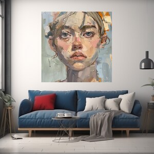Sweet Lady 2 - Large Original Artwork, One-of-a-kind - Etsy
