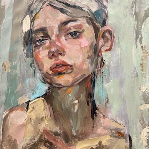 Sweet Lady - Original Artwork on Canvas - Etsy
