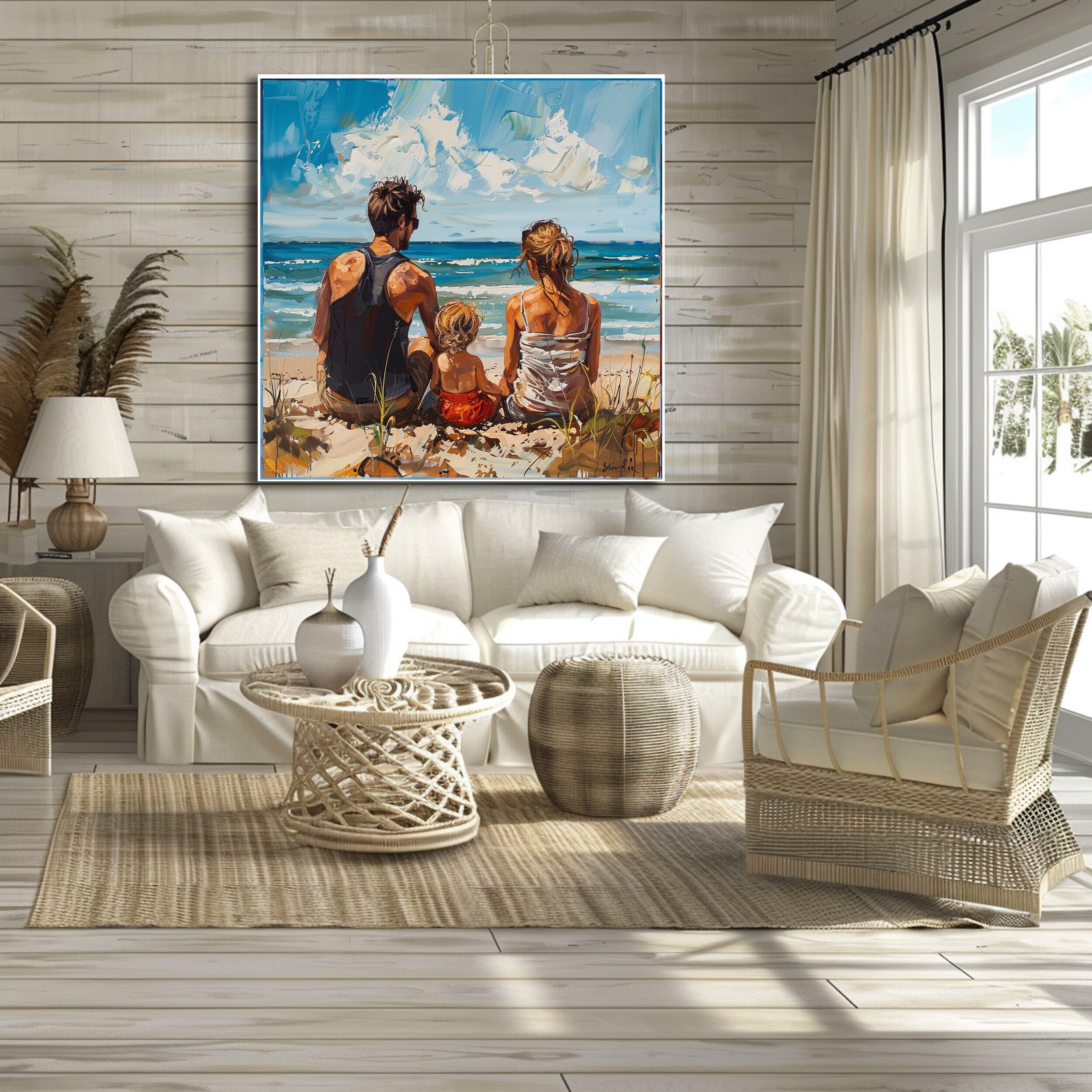 Family Values Original Acrylic Painting on Canvas - Etsy