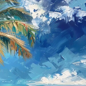 Florida Beach Original Painting - Coastal Art for Beach Lovers - Etsy
