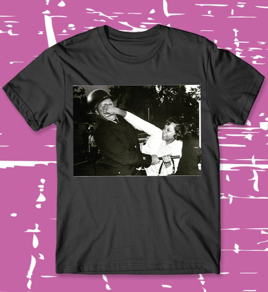 African American Woman Punching a Cop in the Civil Rights Era - Etsy