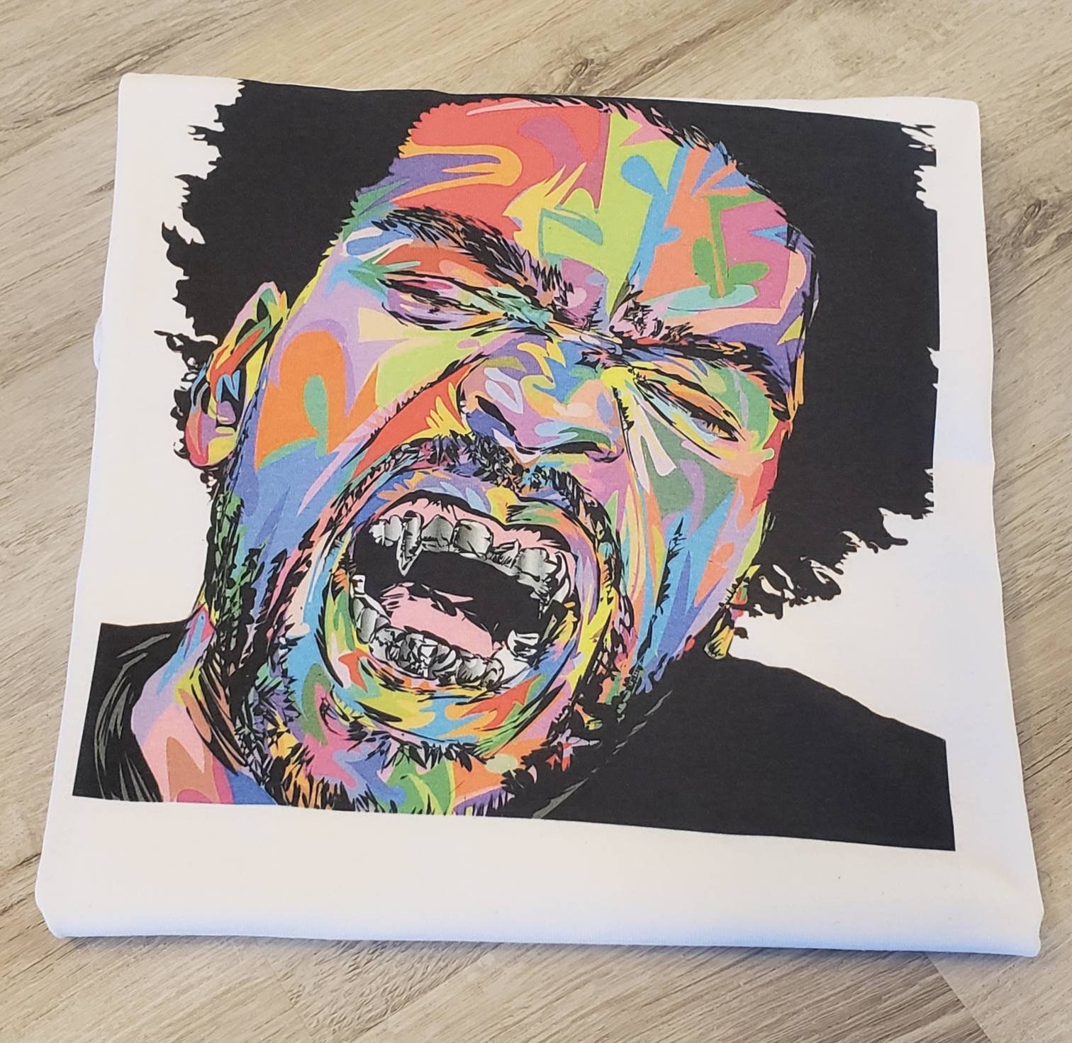 Method Man Fro and Fangs Art T-shirt | Etsy