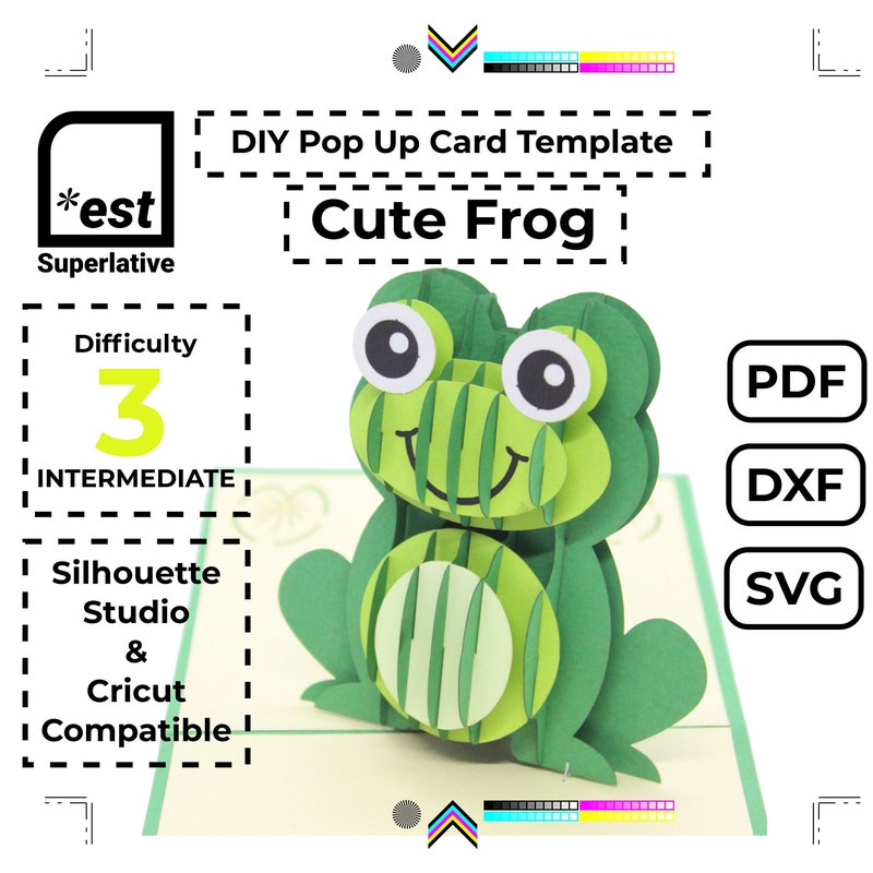 Frog Card - Etsy