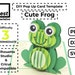 Pop up Frog Card Template (digital Download) - Etsy