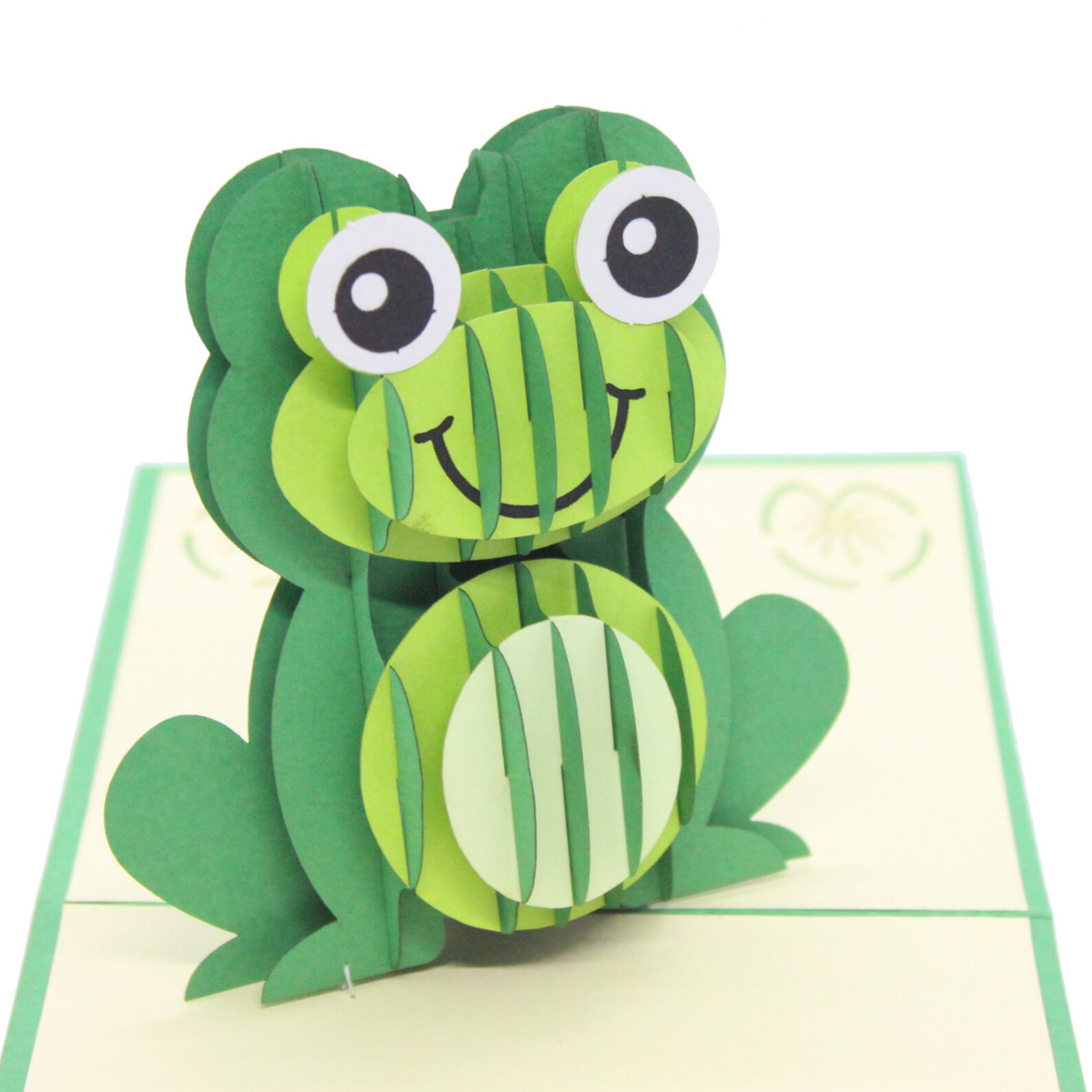 Pop up Frog Card Template (digital Download) - Etsy UK