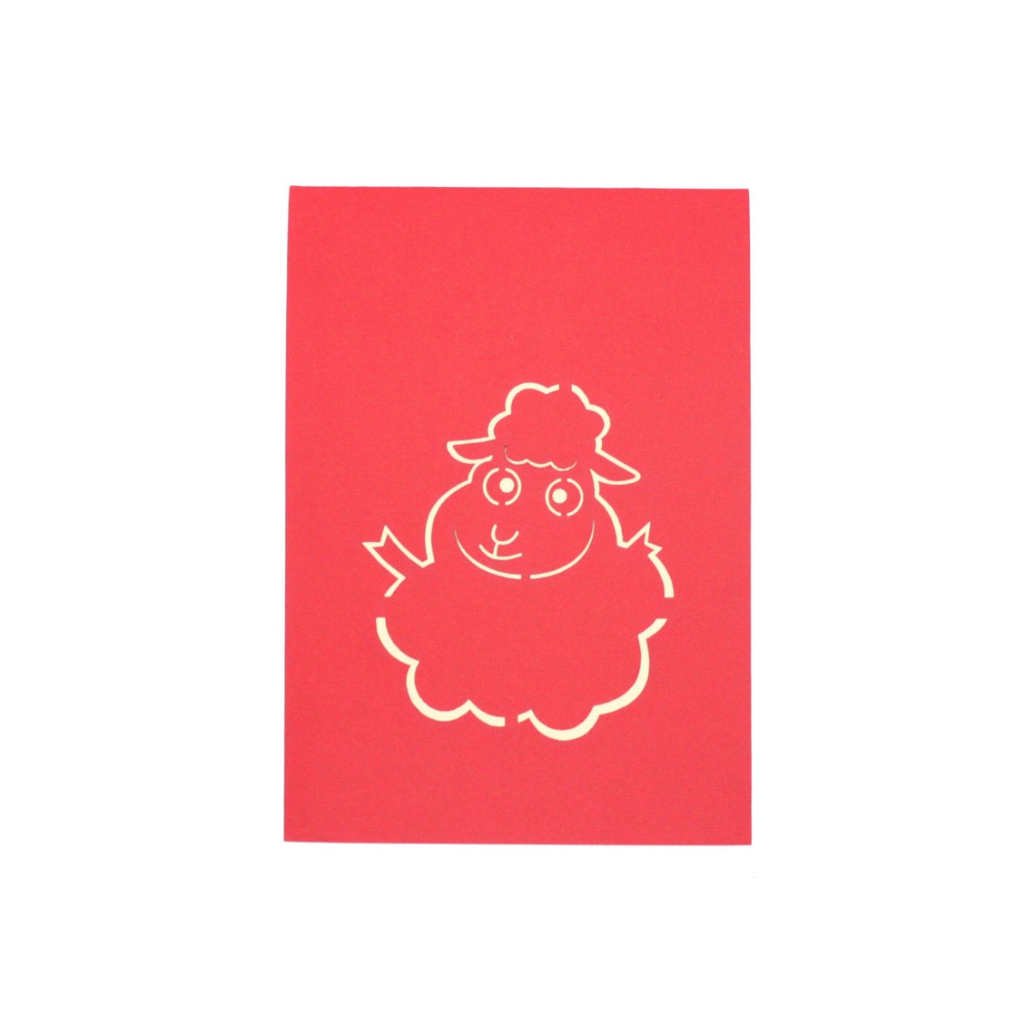 Pop up Sheep Card Template SVG DXF PDF digital Download - Etsy