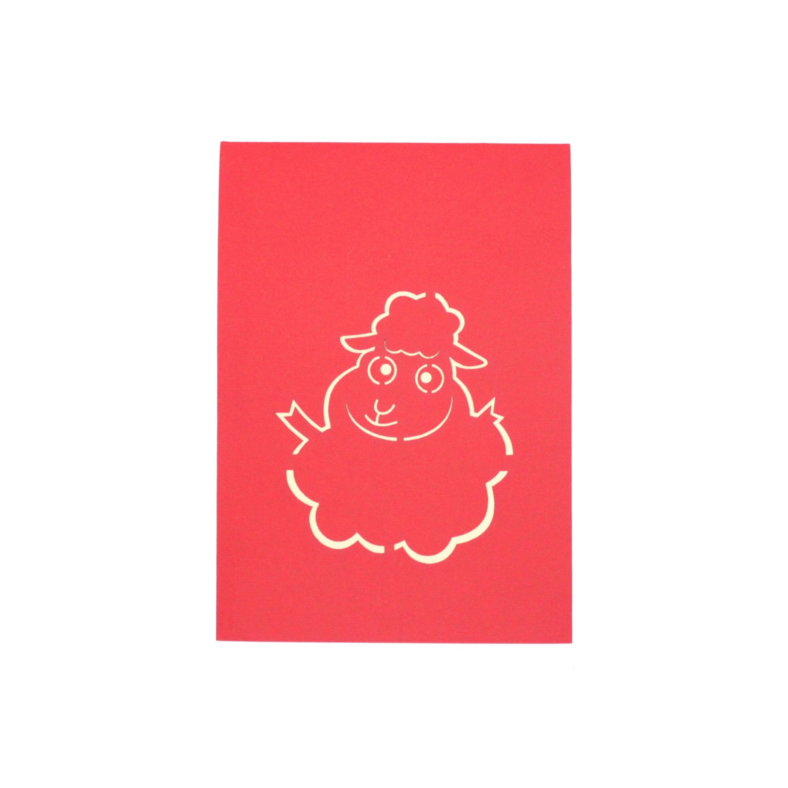Pop up Sheep Card Template SVG DXF PDF (digital Download) - Etsy