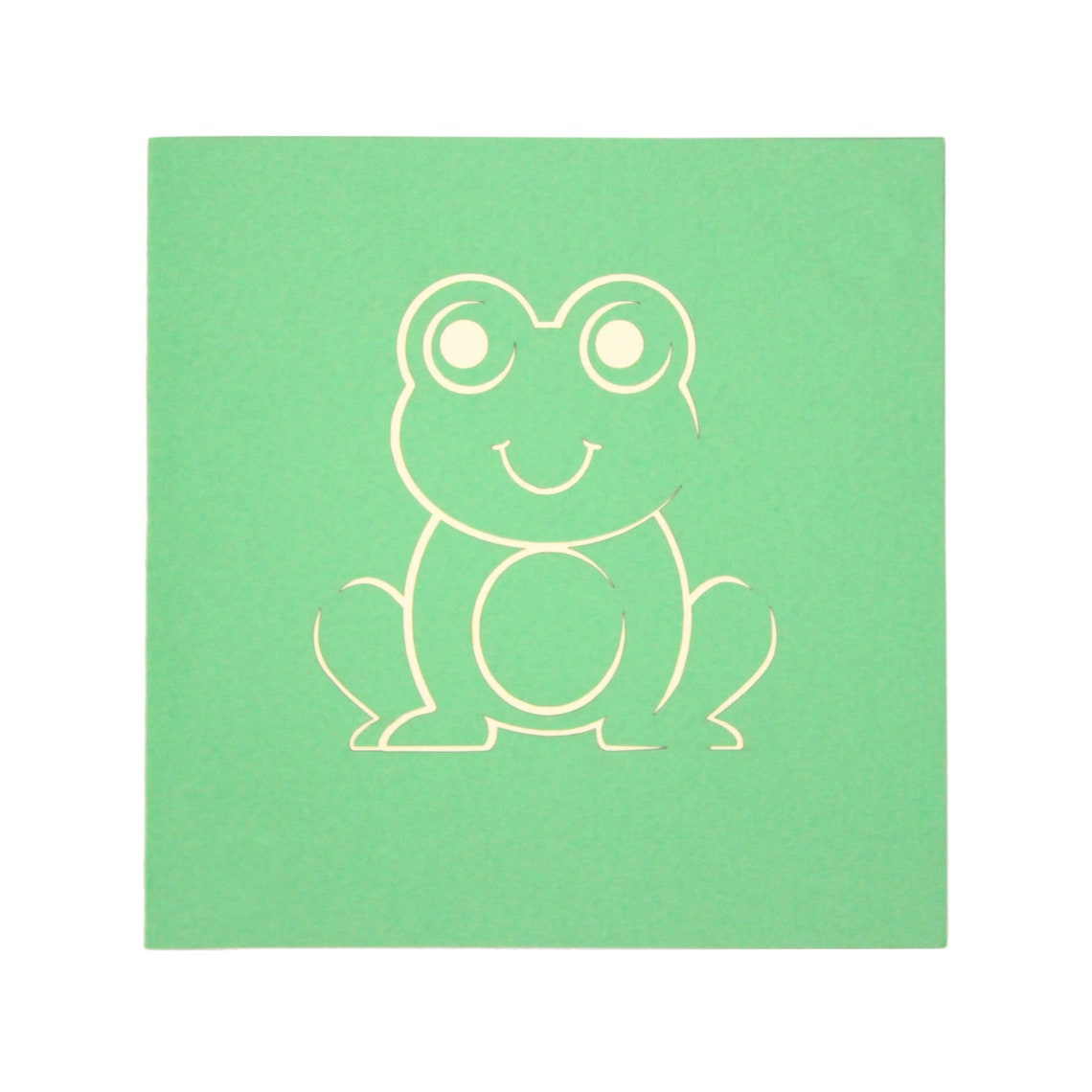 Pop up Frog Card Template digital Download - Etsy
