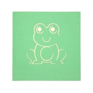 Pop up Frog Card Template (digital Download) - Etsy