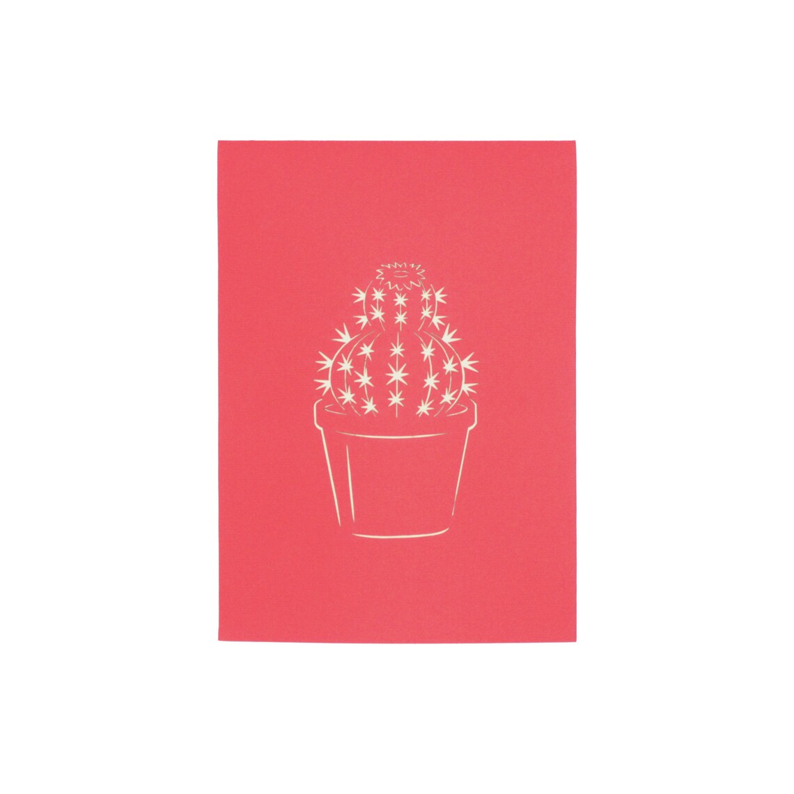 Pop up Cactus Card Template SVG DXF PDF (digital Download) - Etsy