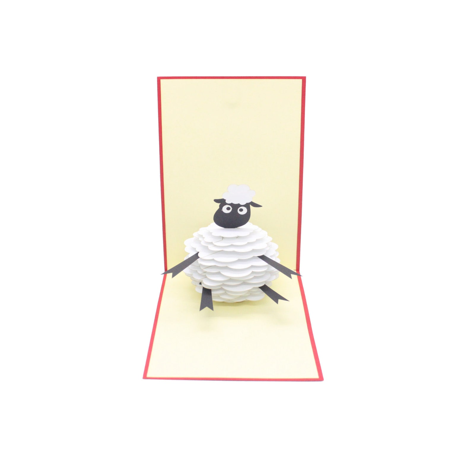 Pop up Sheep Card Template SVG DXF PDF digital Download - Etsy