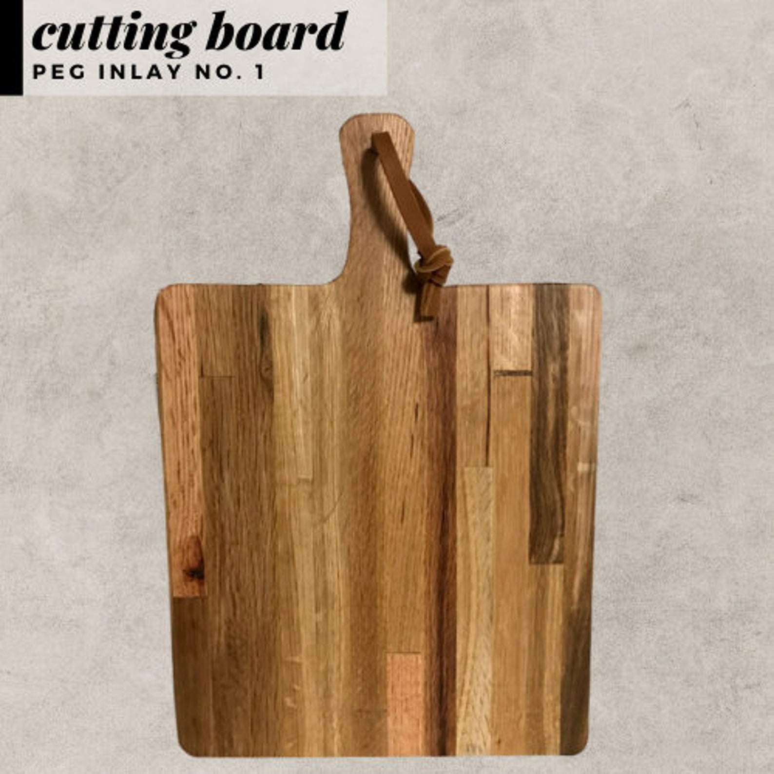 Cutting Board - Peg Inlay No. 1 - Etsy