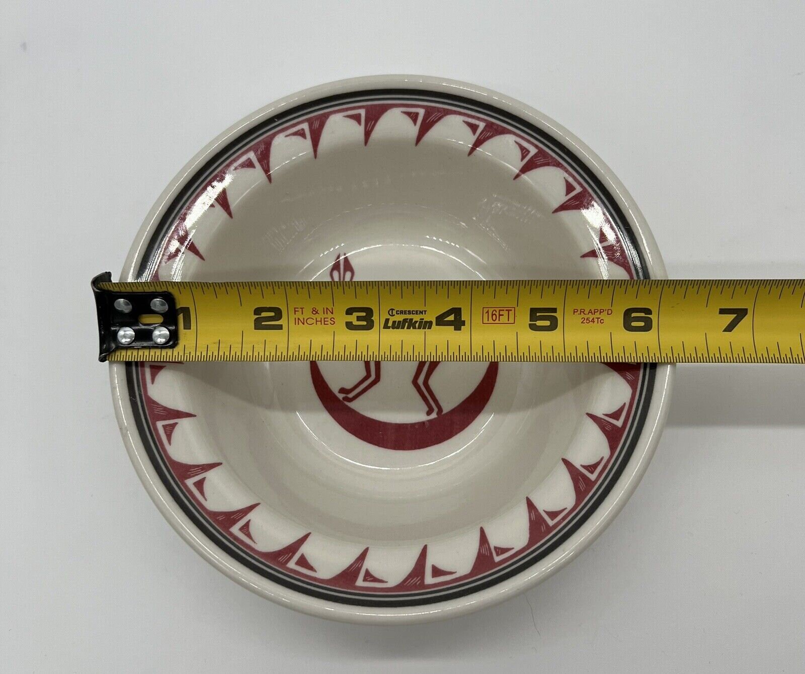 Ancient Mimbreno Indian Replica Santa Fe Dining Car Service Set of 4 ...