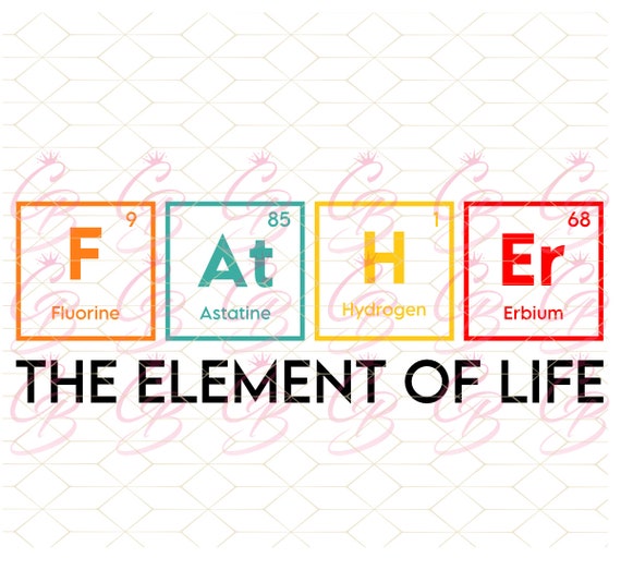 Father Element SVG flatten Digital File. - Etsy