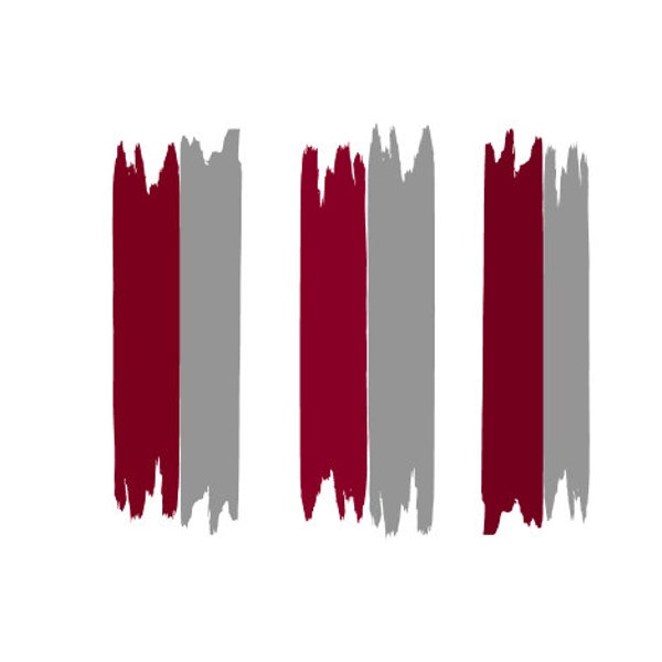 Maroon and White - Etsy