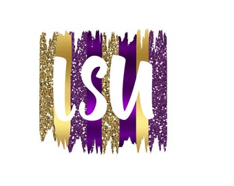 Purple and Gold Lsu | Etsy