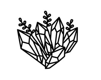 Crystal Decal | Etsy