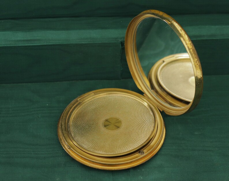 Vintage Art Deco Powder Holder Vintage Powder Compact - Etsy