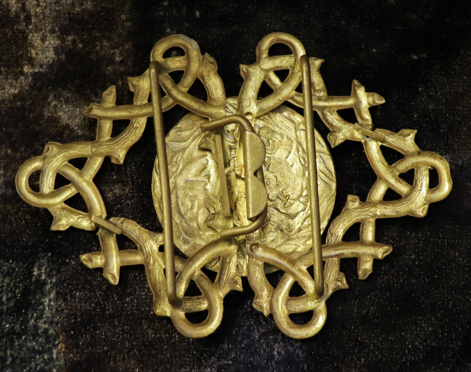 1920's Art Nouveau Antique Belt Buckle,period Costume Belt Buckle ...