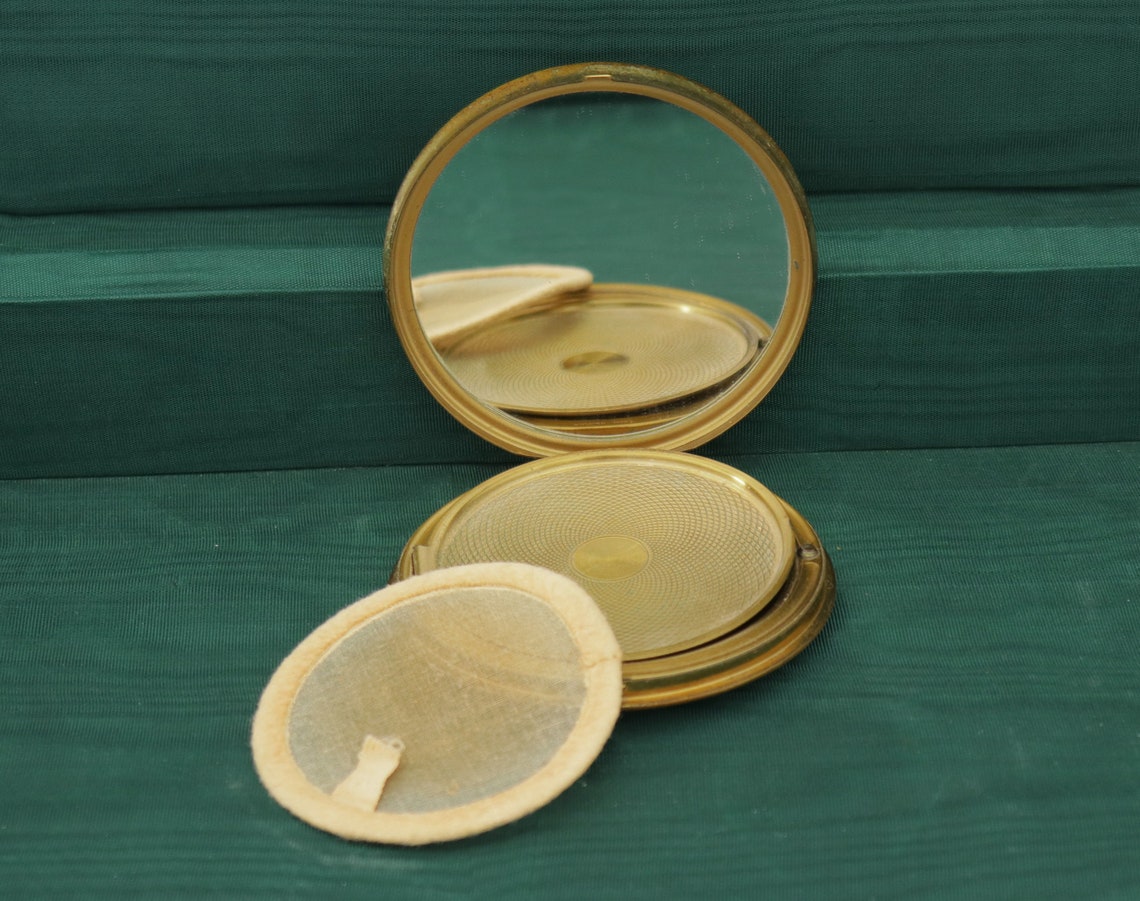Vintage Art Deco Powder Holder Vintage Powder Compact - Etsy