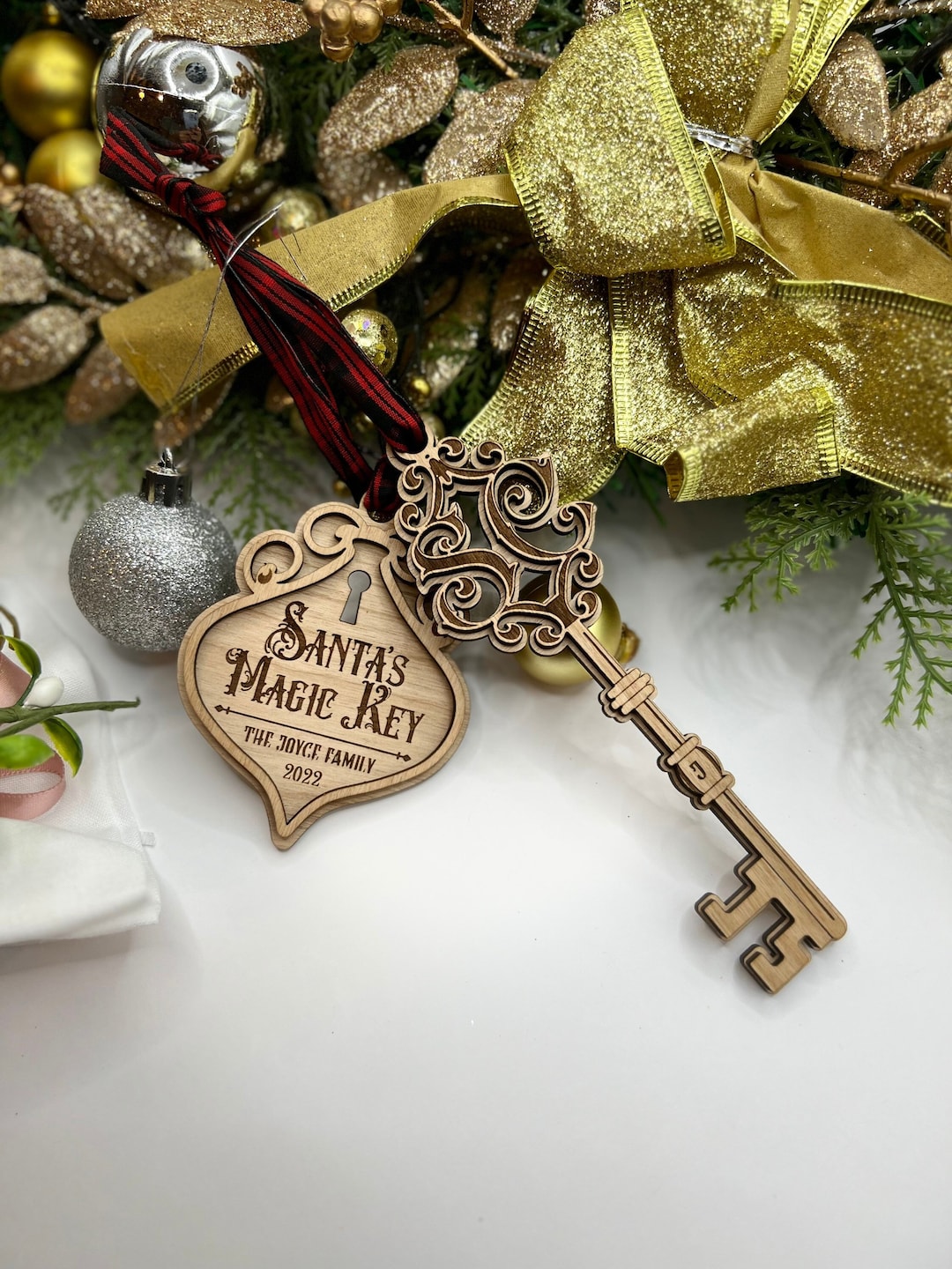 Personalized Santa's Magic Christmas Key Santa's - Etsy