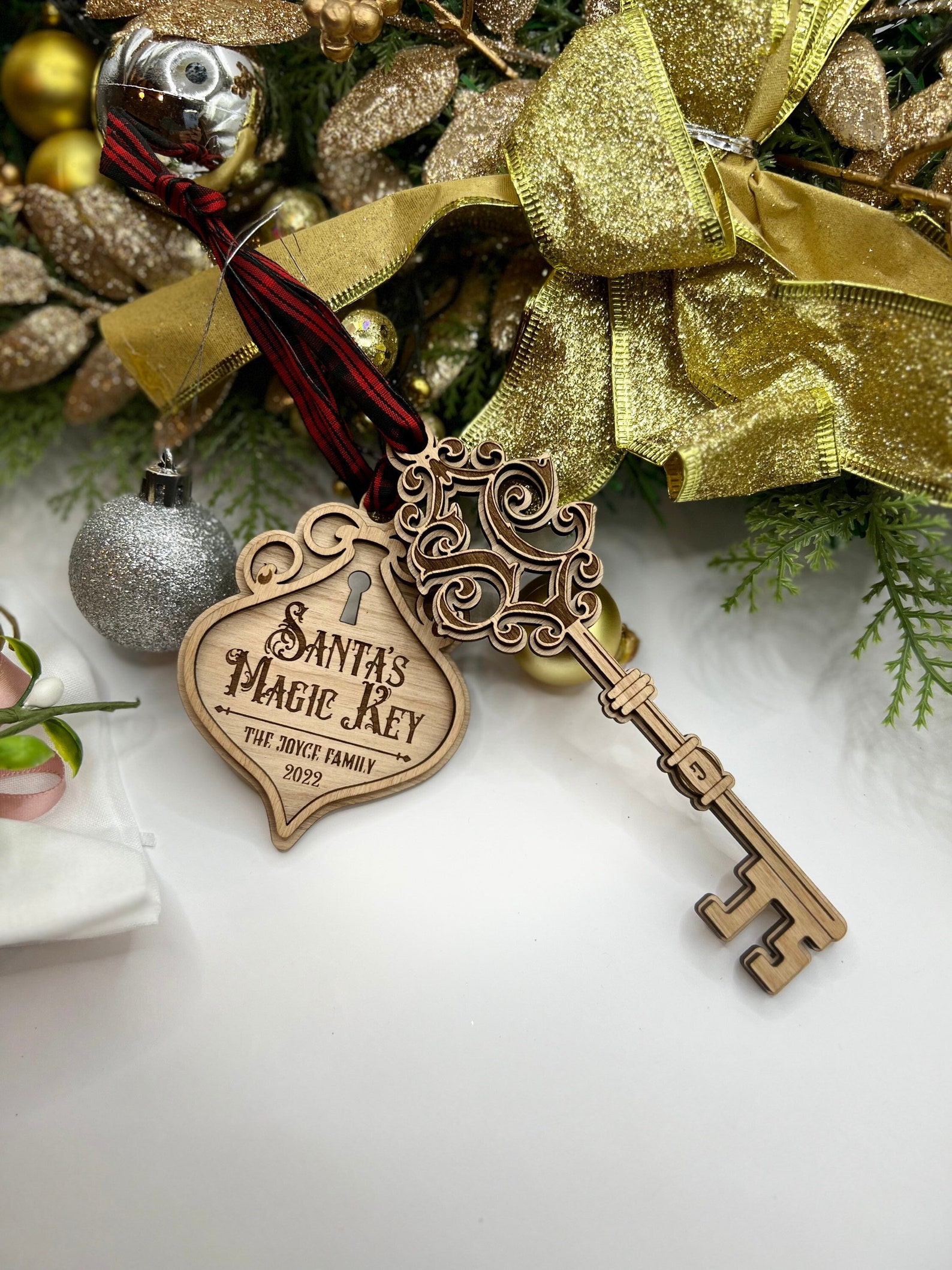 Personalized Santa's Magic Christmas Key Santa's - Etsy