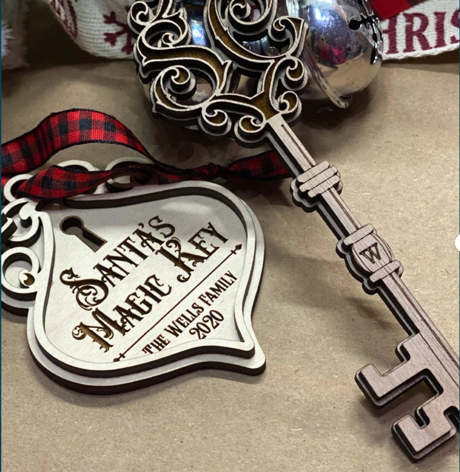 Personalized Santa's Magic Christmas Key Santa's - Etsy